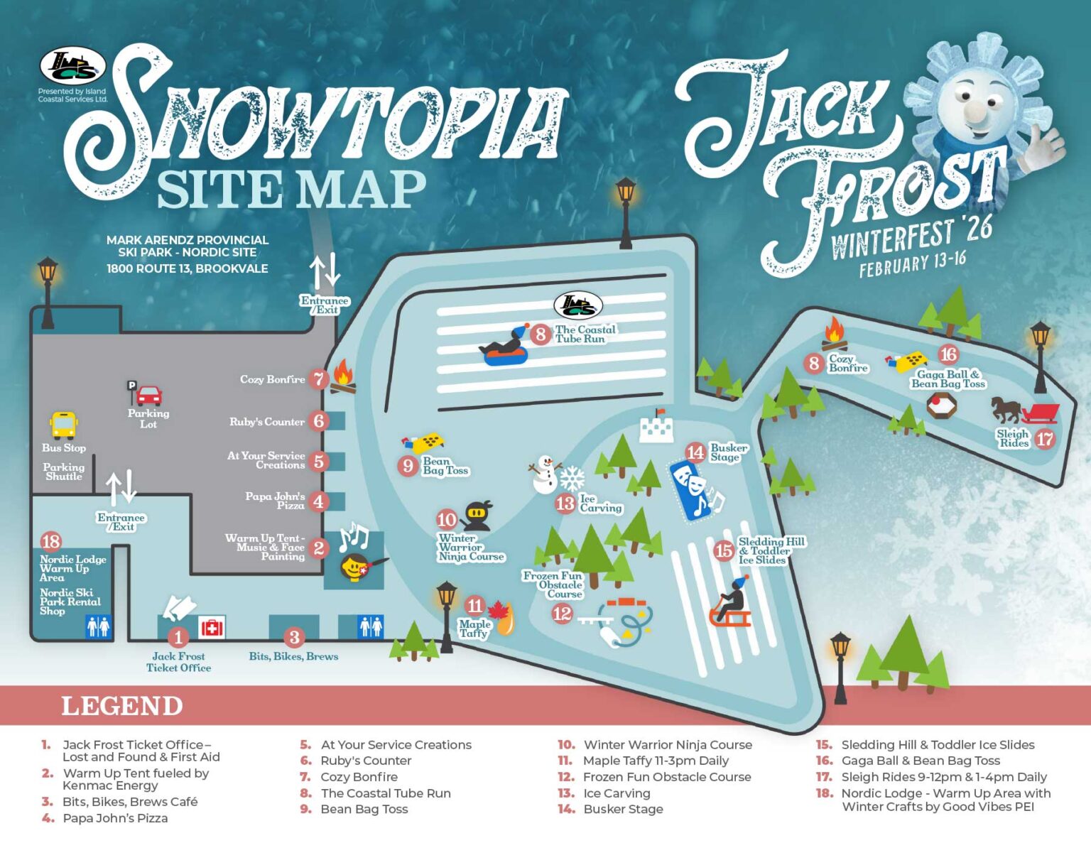 Maps - Jack Frost Winterfest